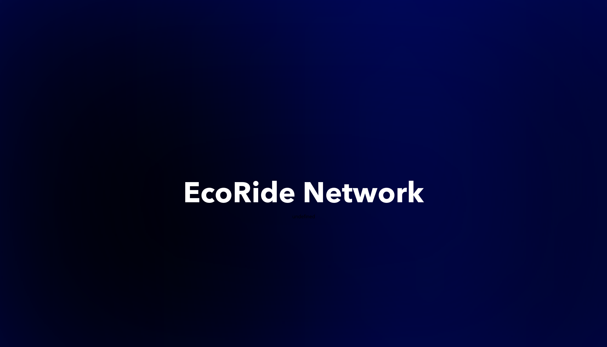 EcoRide Network | Dework